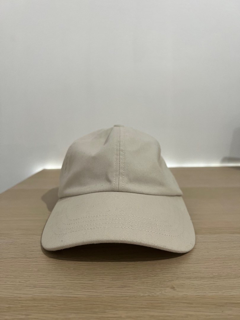 GU by uniqlo light beige cap, Men's Fashion, Watches & Accessories ...