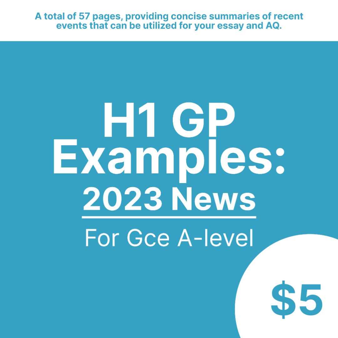 H1 General Paper Example Bank - 2023 News, Hobbies & Toys, Books ...