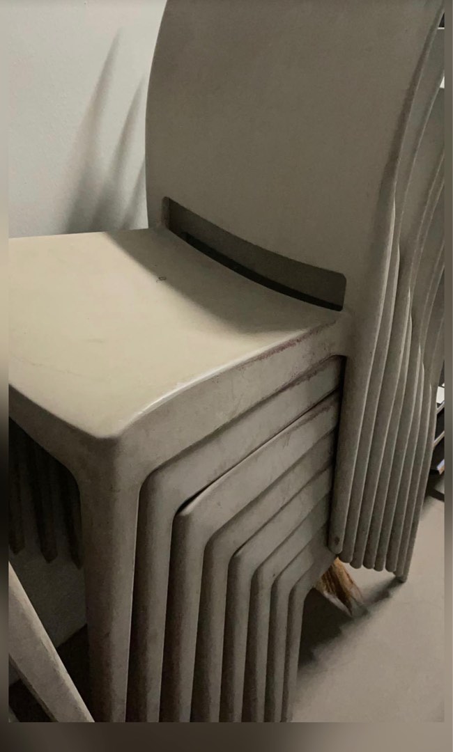 Hard Plastic Chair, Furniture & Home Living, Furniture, Chairs on Carousell