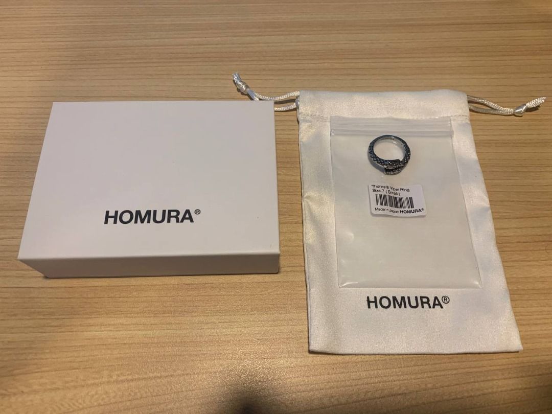 Homura Thorne Viper Ring Size 7 (Small), Men's Fashion, Watches ...