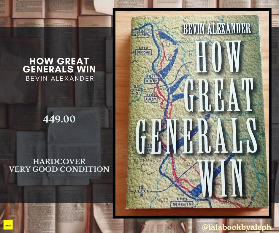 How Great Generals Win [Hardcover], Hobbies & Toys, Books & Magazines ...