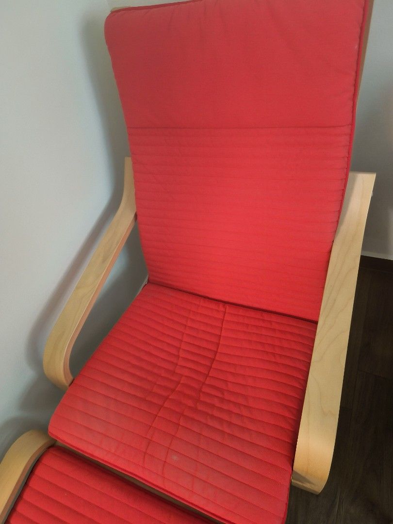 IKEA Poang Armchair, Furniture & Home Living, Furniture, Chairs on ...