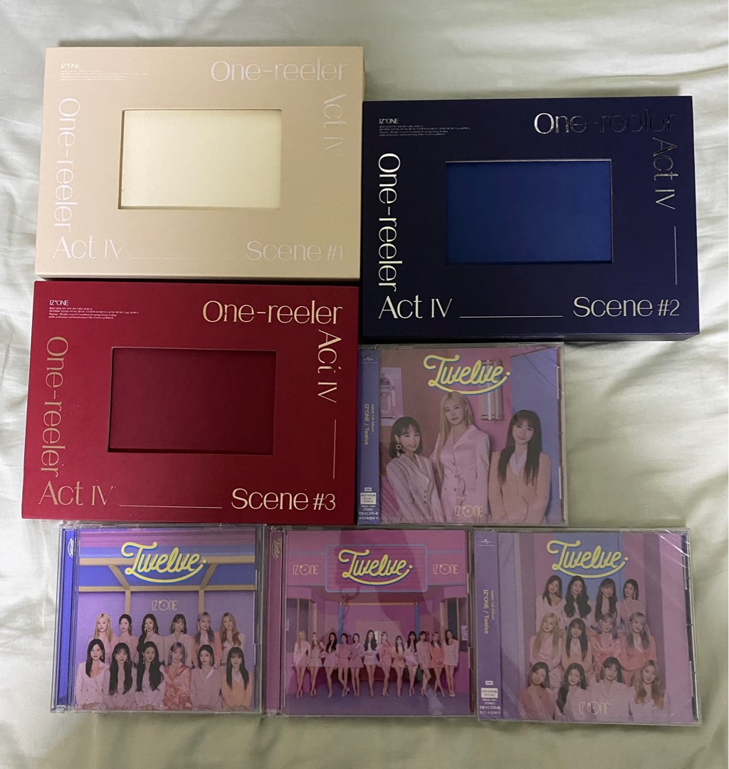 IZ*ONE izone unsealed albums clearance onereeler twelve japan, Hobbies ...