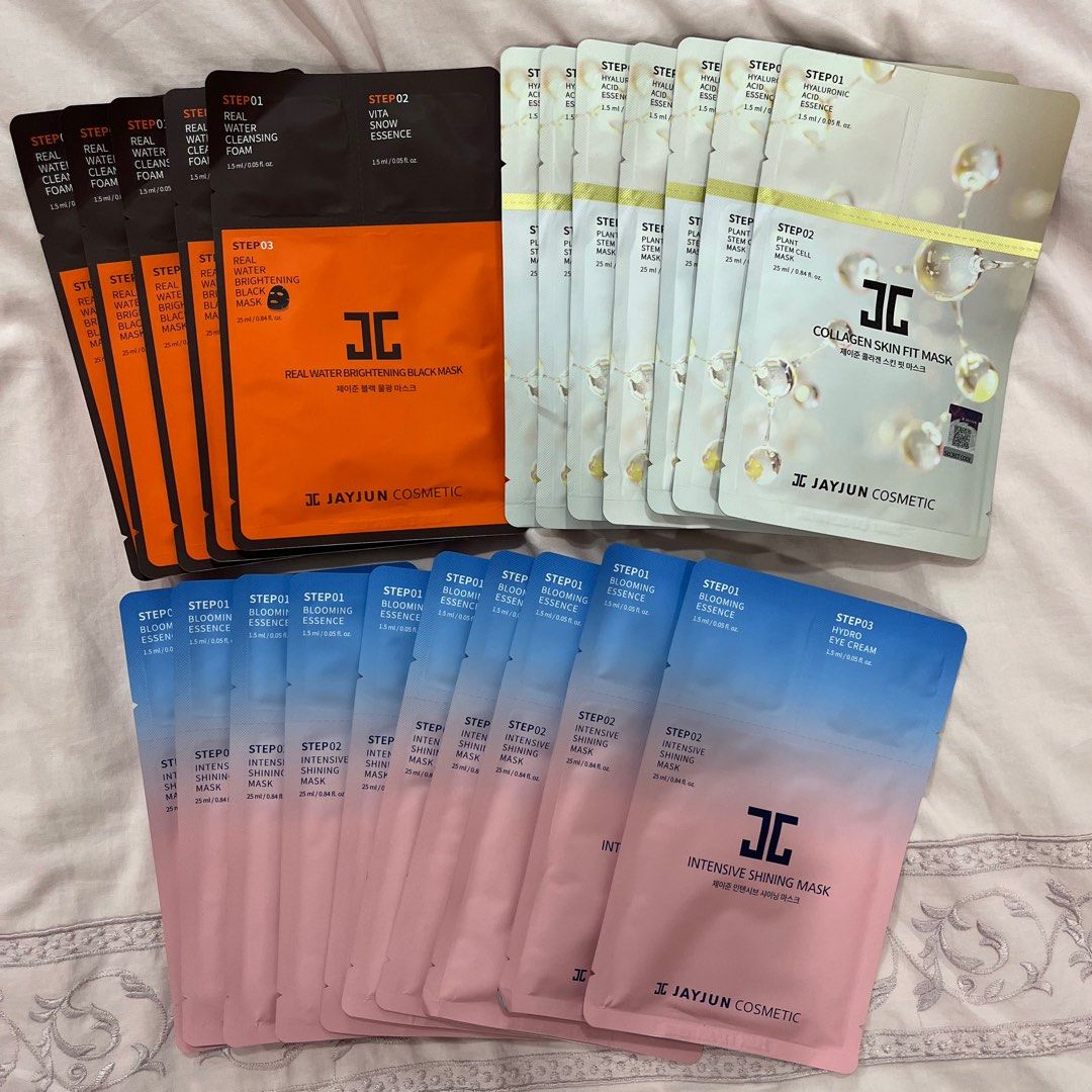 JAYJUN Intensive Shining Mask / JAYJUN Real Water Brightening Black ...