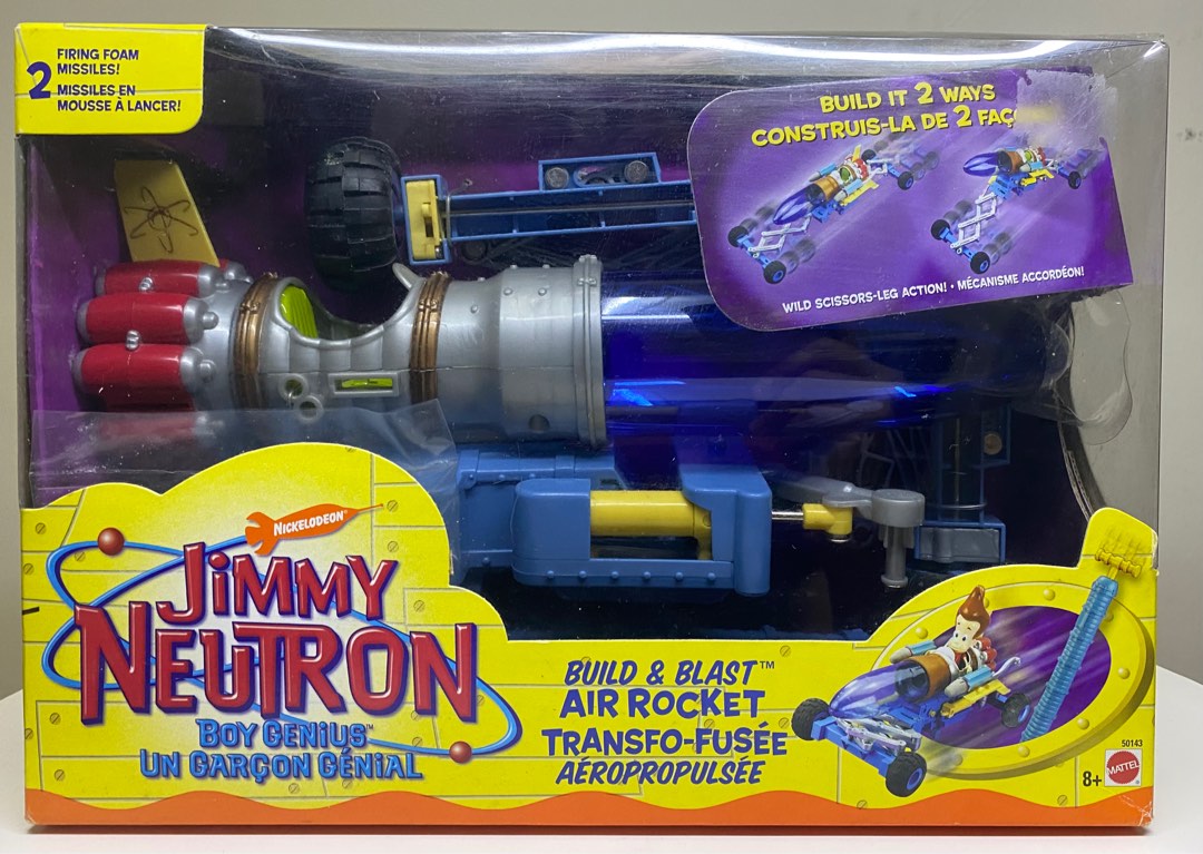 Jimmy Neutron Air Rocket Mattel 2001 Nickelodeon, Hobbies & Toys, Toys ...