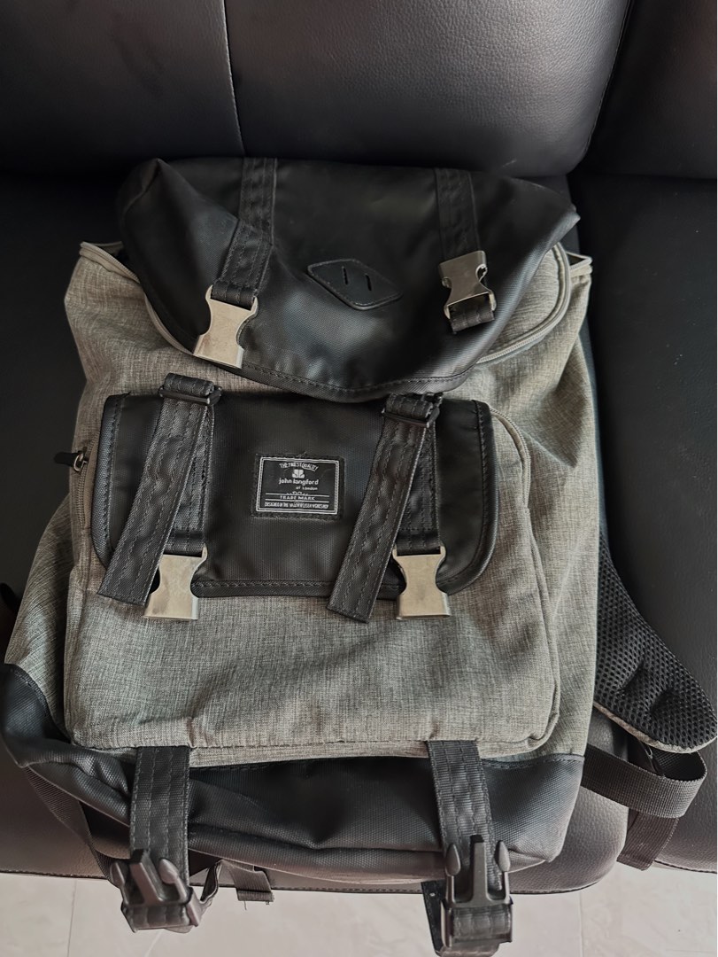 john langford of London Backpack for laptop with inner defect, Men's ...
