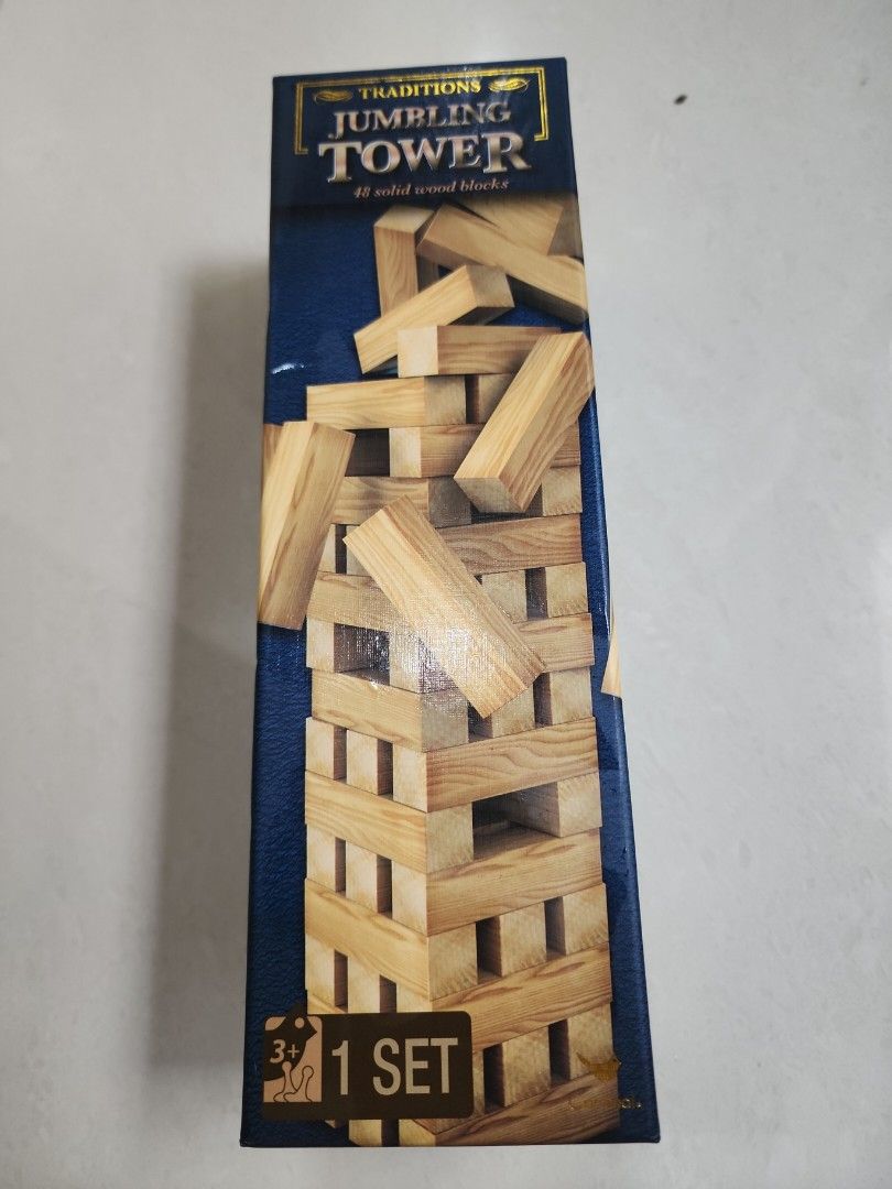 Jumbling tower, Hobbies & Toys, Toys & Games on Carousell