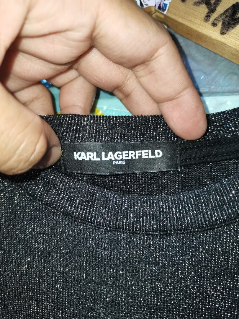 karl lagerfeld script, Luxury, Apparel on Carousell