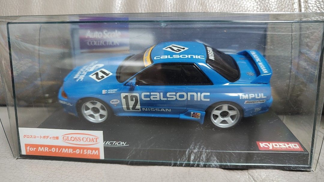 Kyosho mini z Nissan r32 calsonic skyline, 興趣及遊戲, 玩具 & 遊戲類 - Carousell