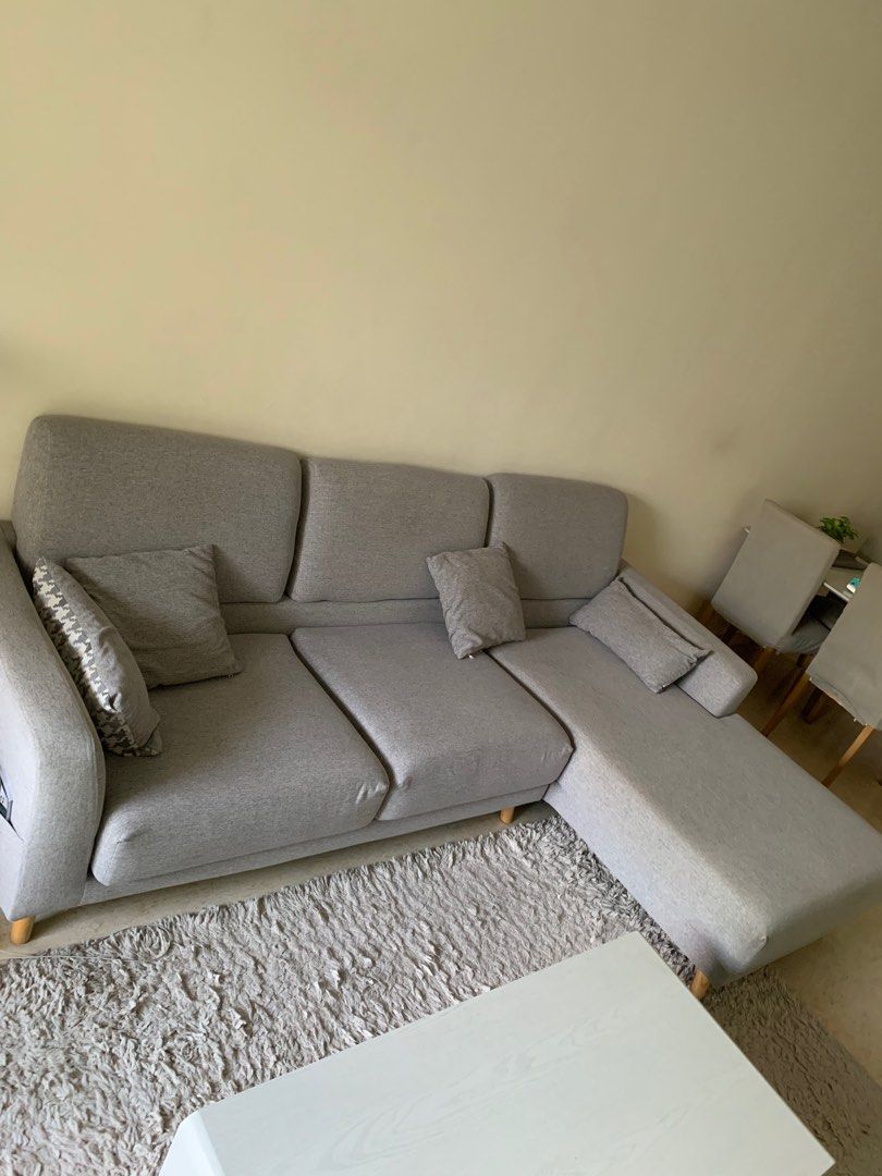 L Shape Sofa, Furniture & Home Living, Furniture, Sofas on Carousell