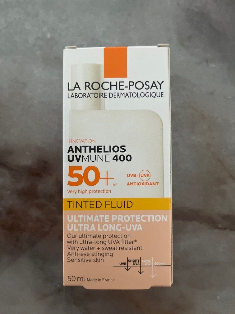 La Roche-Posay Anthelios UVmune 400 Sunscreen SPF 50+ Tinted Fluid 50ML ...