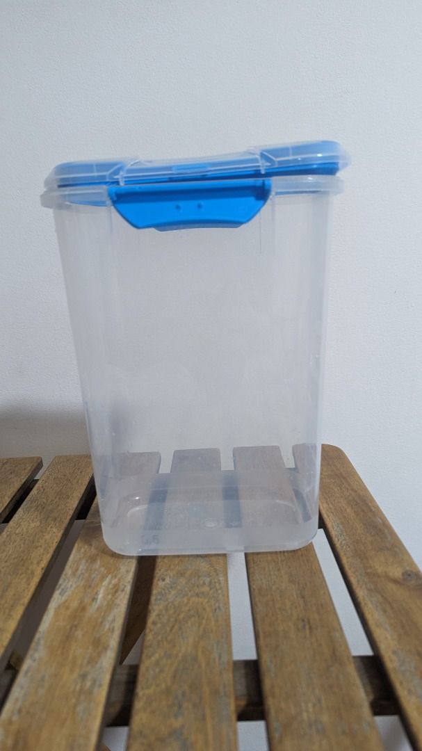 Large plastic tupperware box, Furniture & Home Living, Kitchenware ...