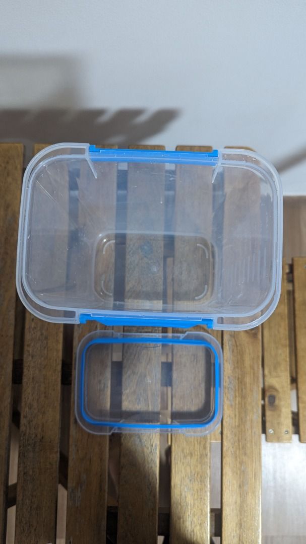 Large plastic tupperware box, Furniture & Home Living, Kitchenware ...