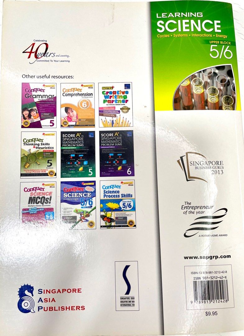 Learning Science for Upper block 5/6 PSLE, Hobbies & Toys, Books ...