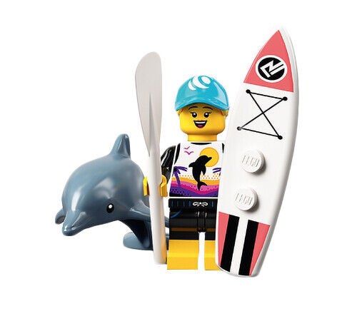 LEGO Minifigures Series 21 Paddle Surfer Dolphin, Hobbies & Toys, Toys ...