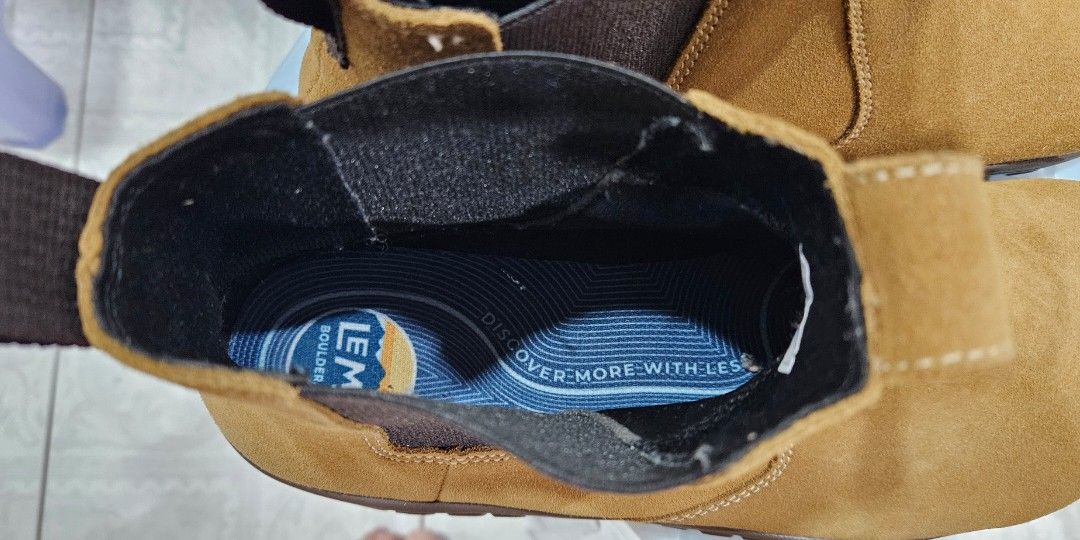 Brand new Lems Chealsea Barefoot Authentic, Men's Fashion, Footwear ...