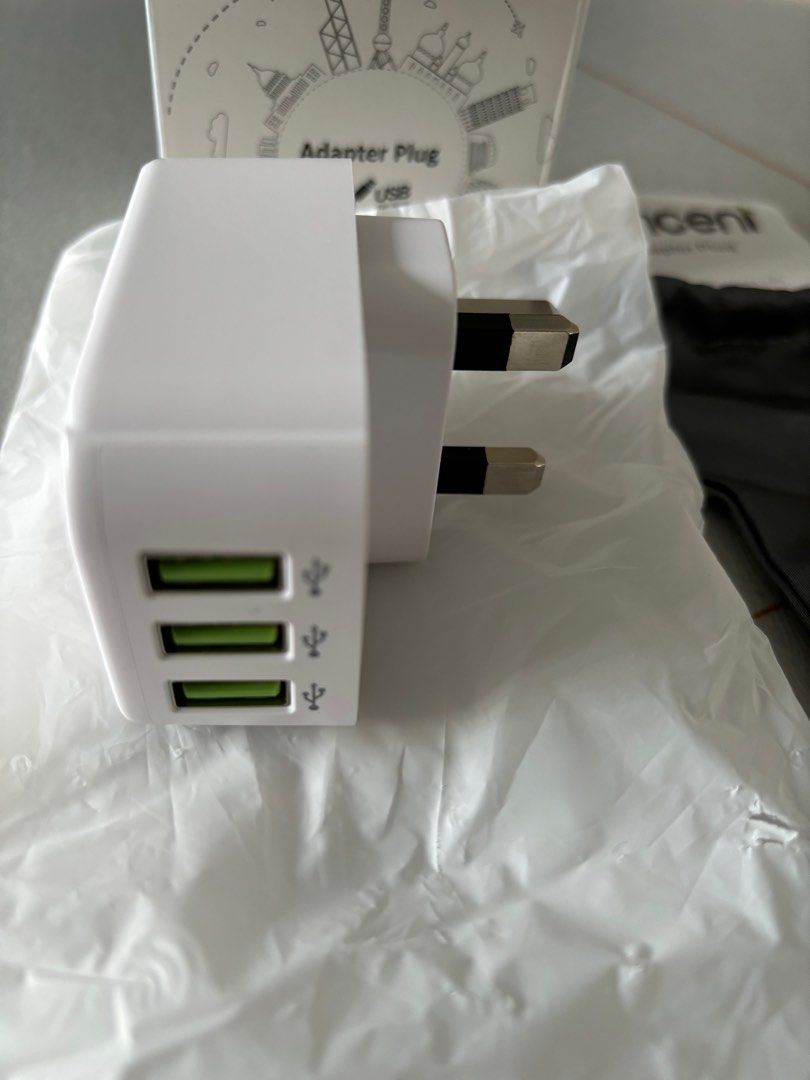 LENCENT 3 USB Port Singapore Ground Charger UK 3 Pin Plug Socket, TV ... LENCENT 3 USB Port Singapore Ground Charger UK 3 Pin Plug Socket, TV ...