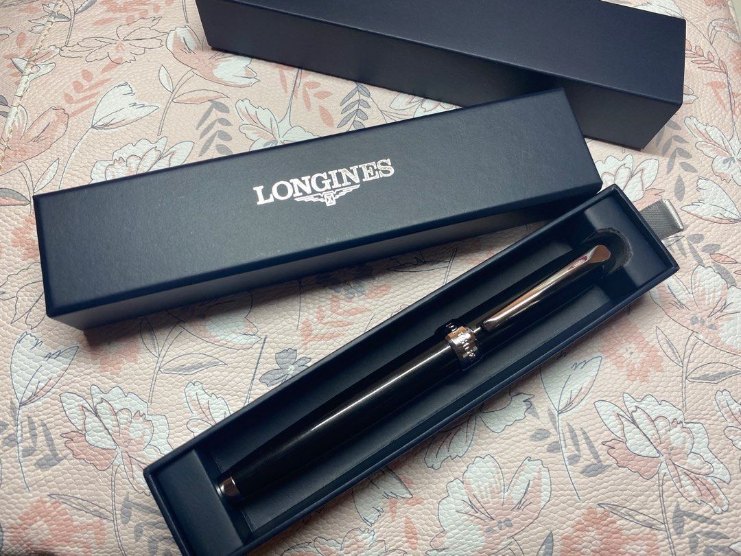 Longines Ballpoint Black Pen, Luxury, Accessories on Carousell