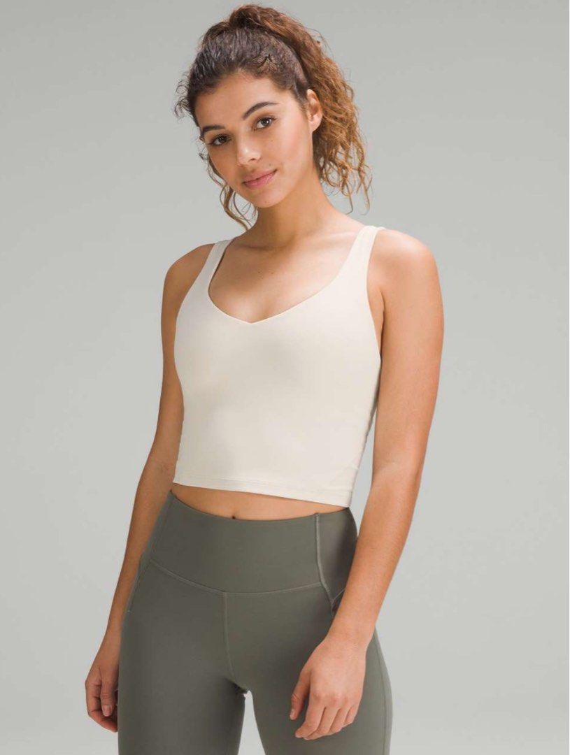 Lululemon align tank white opal (8), Women's Fashion, Activewear on ...