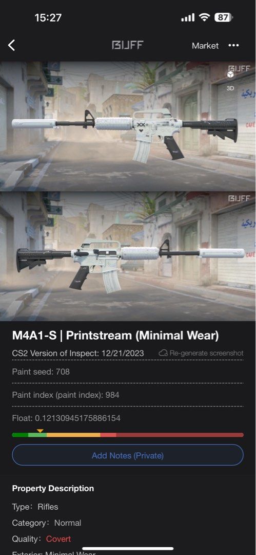 M4A1 Printstream MW, Video Gaming, Video Games, Others on Carousell