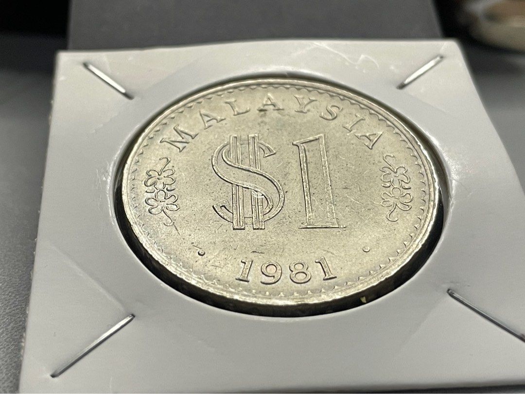 Malaysia RM1 1981 1 ringgit duit lama syiling, Hobbies & Toys ...