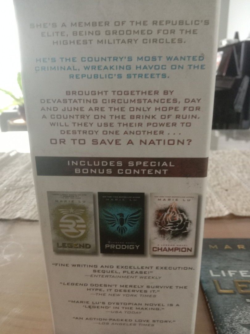 Marie Lu Legend Prodigy Champion, Hobbies & Toys, Books & Magazines ...