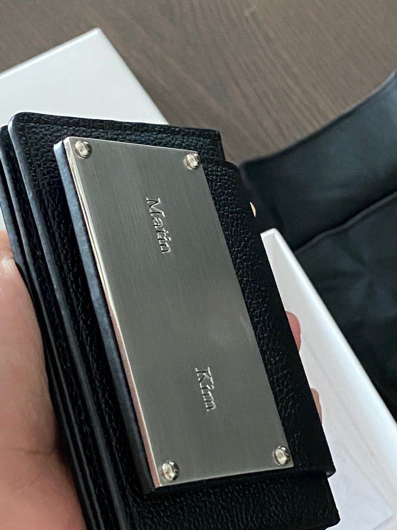 Matin Kim ACCORDION WALLET IN BLACK, Men's Fashion, Watches ...