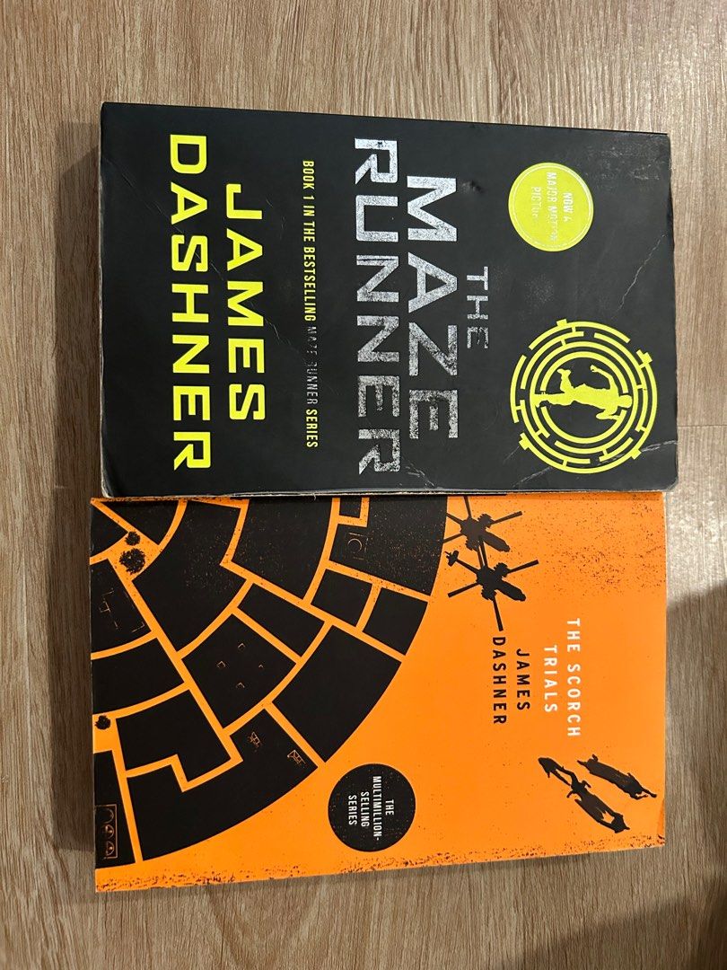 MAZE RUNNER book 1 and 2, Hobbies & Toys, Books & Magazines, Fiction ...