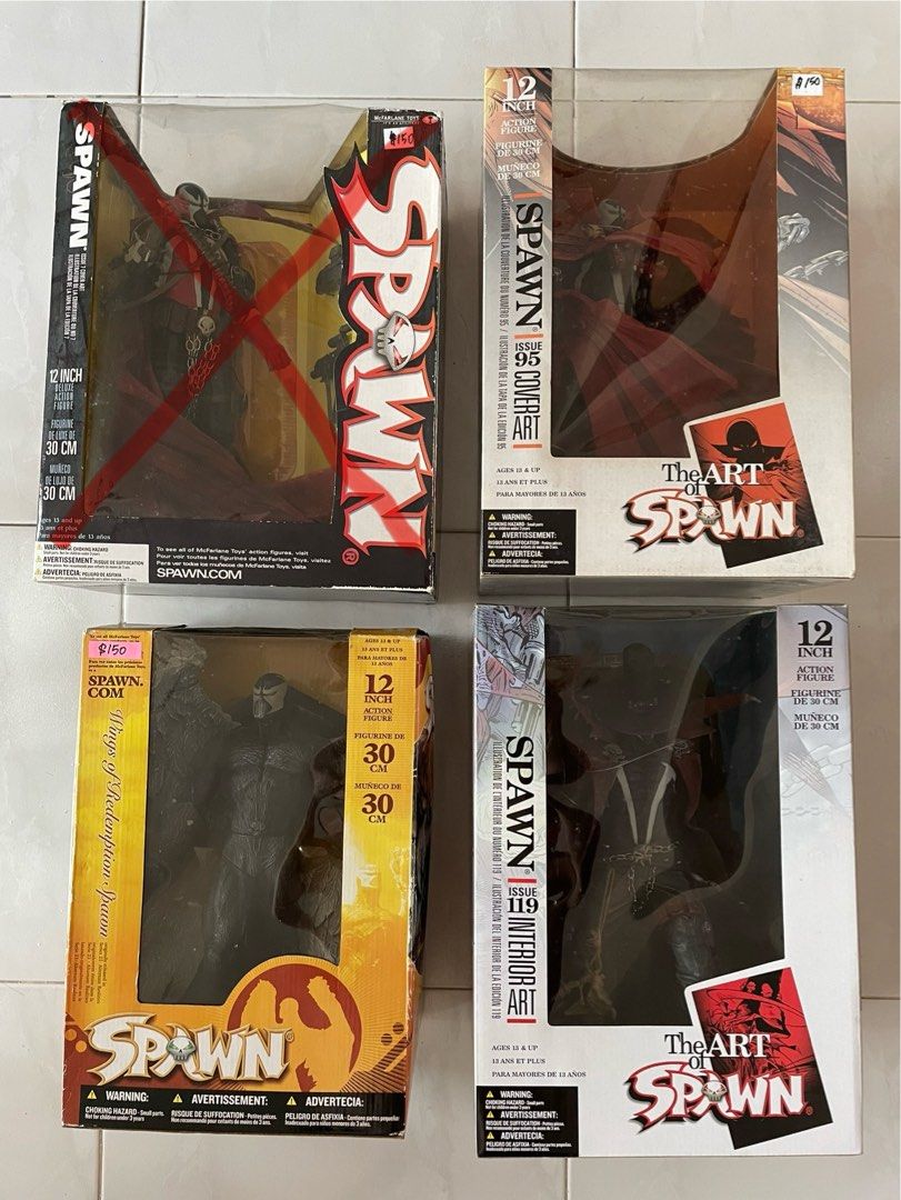 McFarlane Spawn 12-inch Figures Art of Spawn Issue 7 Cover Art Deluxe ...