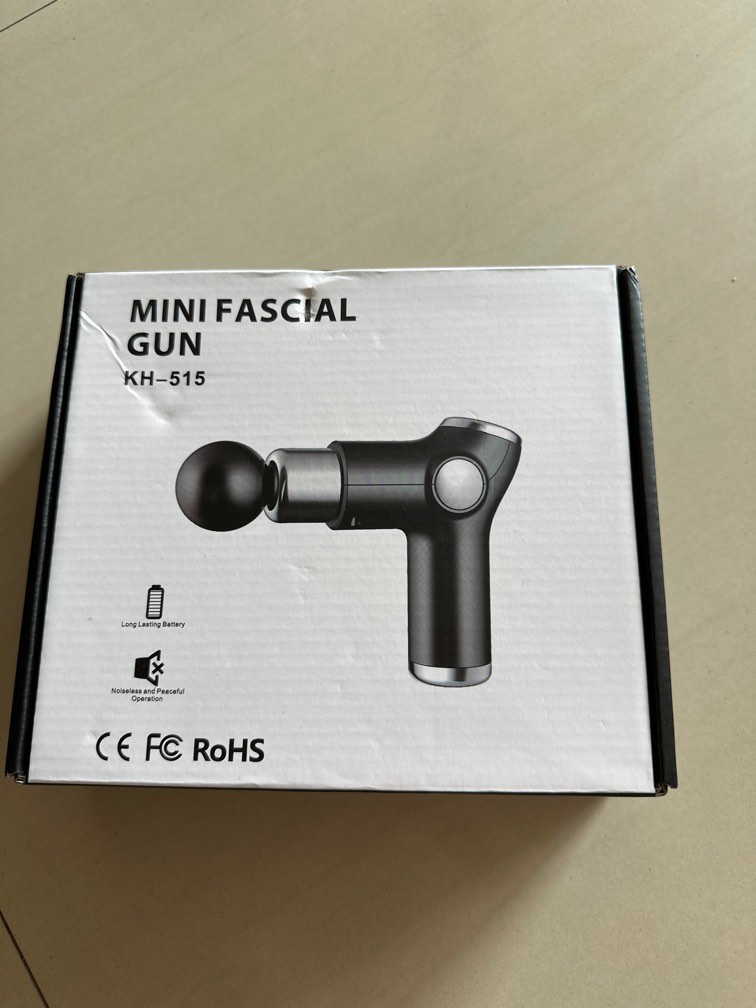 Mini facial Gun, Health & Nutrition, Massage Devices on Carousell