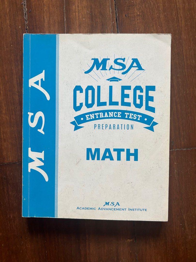 MSA Entrance Exam Practice 2020 NMAT, Hobbies & Toys, Books & Magazines ...