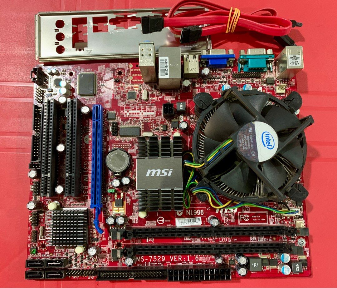 MSI G31TM-P31 Motherboard with Intel Dual Core E6500, Computers & Tech ...