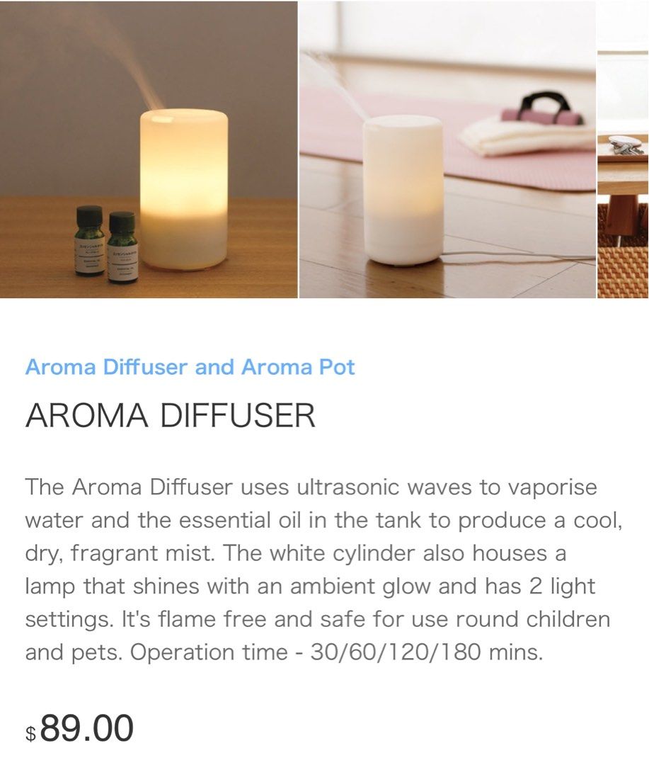 Muji Aroma Diffuser, Furniture & Home Living, Home Fragrance on Carousell