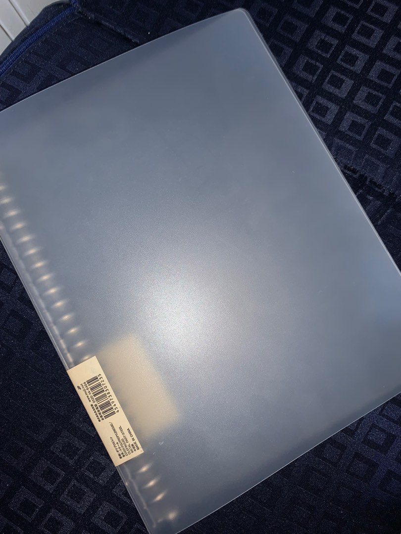 Muji B5 Clear Binder, Hobbies & Toys, Stationary & Craft, Other Stationery & Craft on Carousell