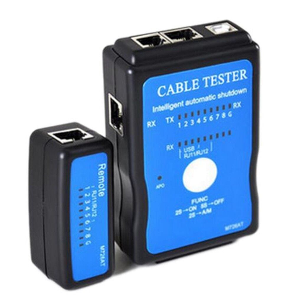 Multi-Modular RJ-45 RJ11 RJ12 Network LAN USB Wire Cable Line Tester ...