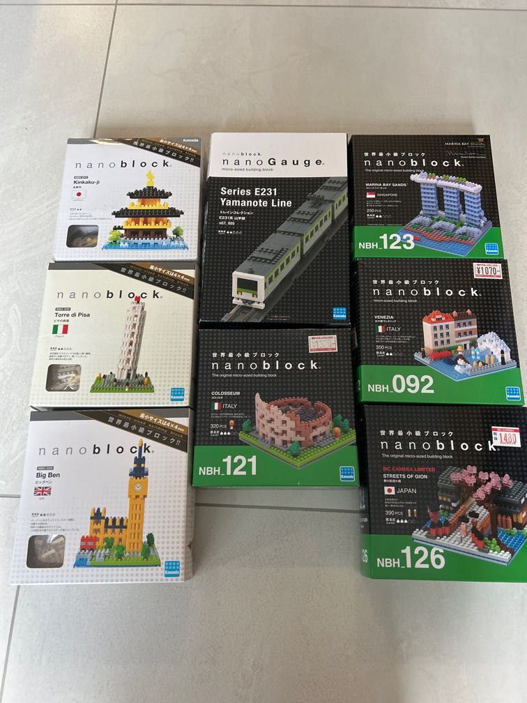 BNIB Nanoblocks places of interest, Hobbies & Toys, Toys & Games on Carousell