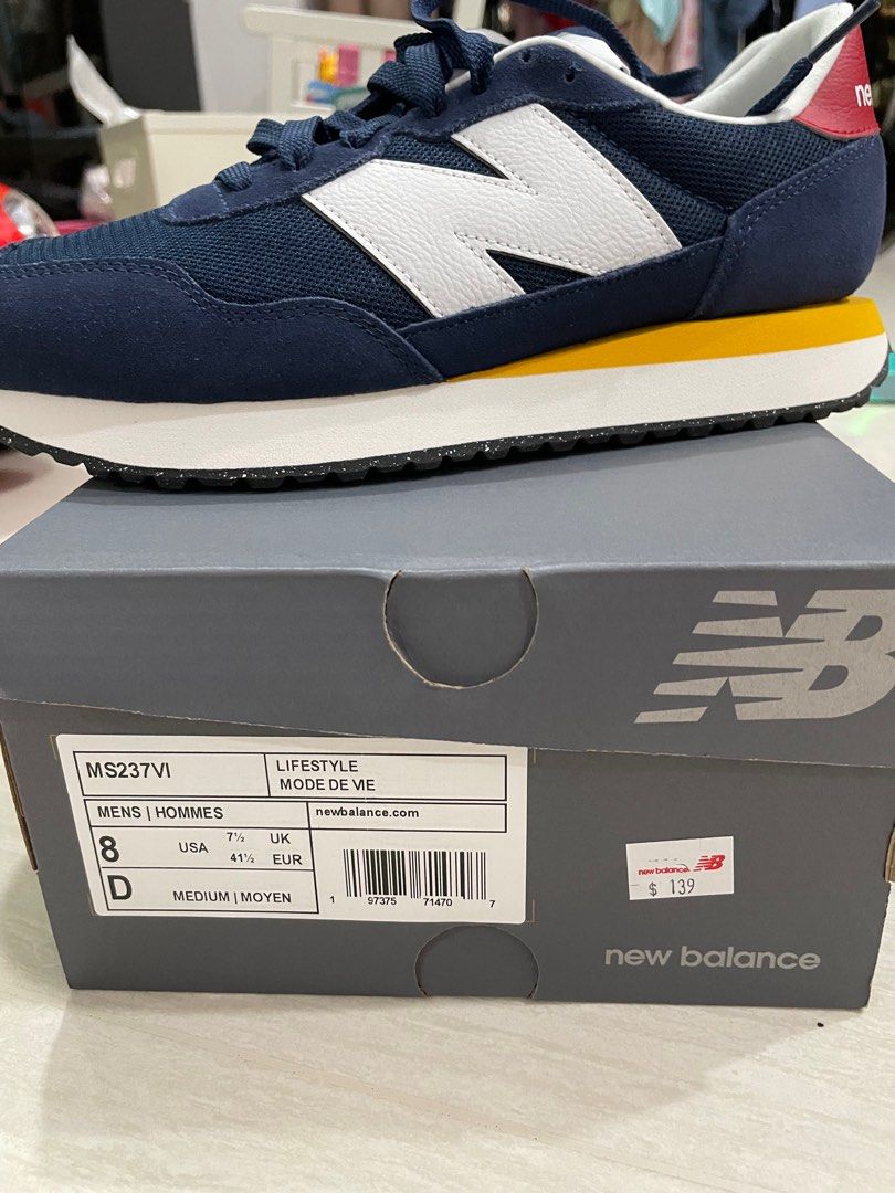 New Balance Shoe MS237VI Blue, Men's Fashion, Footwear, Sneakers on ...