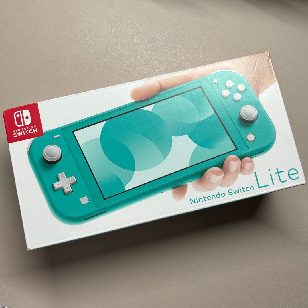 Nintendo Switch Lite Turquoise Blue, Video Gaming, Video Game Consoles ...