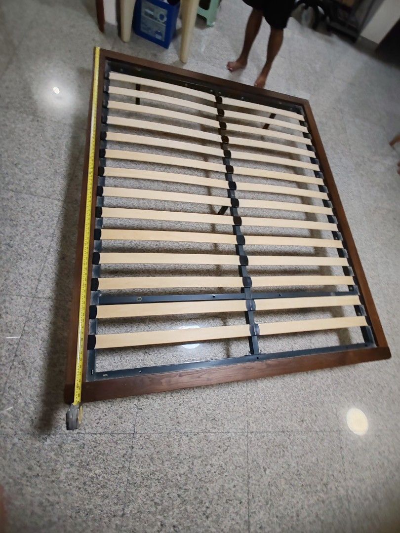 Noa sunset bed frame queen size, Furniture & Home Living, Furniture ...