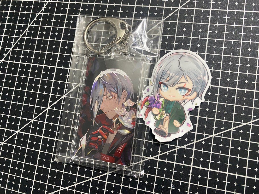 Official Fulgur Ovid 2023 Birthday Acrylic Frame Keychain Nijisanji EN NOCTYX, Hobbies & Toys ...