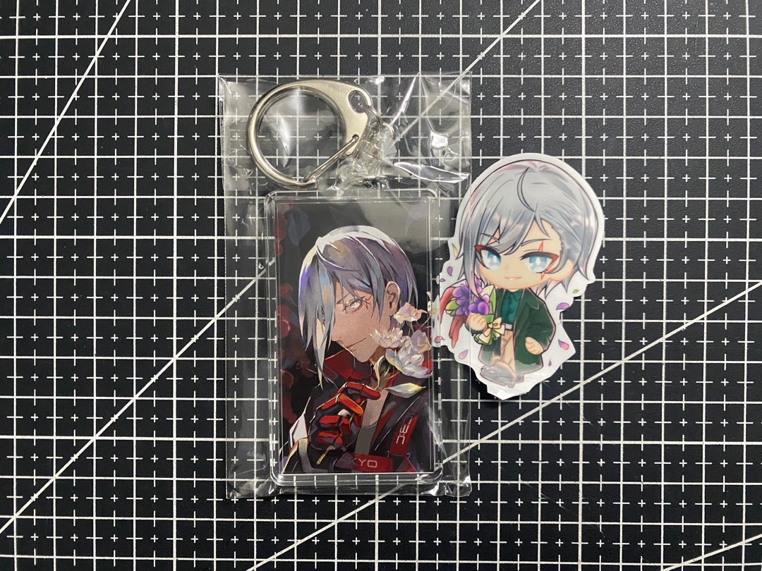 Official Fulgur Ovid 2023 Birthday Acrylic Frame Keychain Nijisanji EN NOCTYX, Hobbies & Toys ...