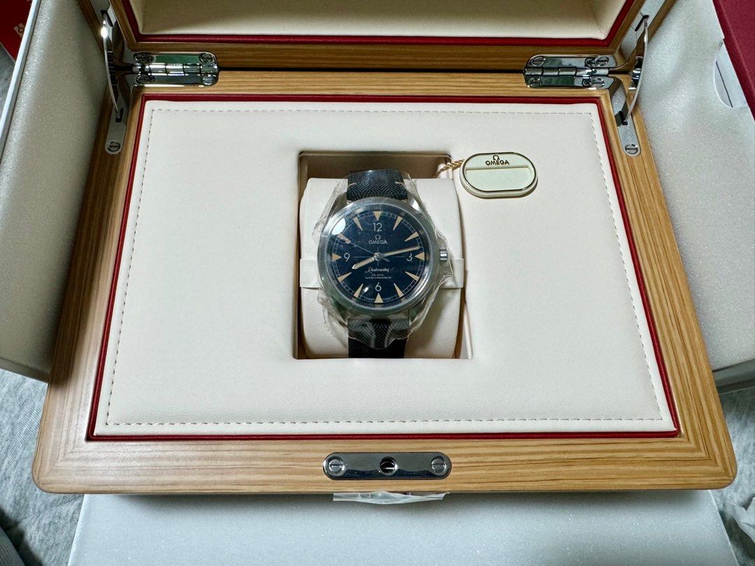 Last Piece* Omega Seamaster Railmaster 40mm Special Strap Black Master ...