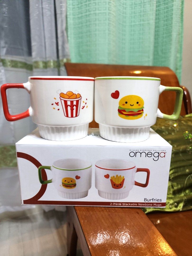 Omega stackable mugs, Furniture & Home Living, Kitchenware & Tableware ...