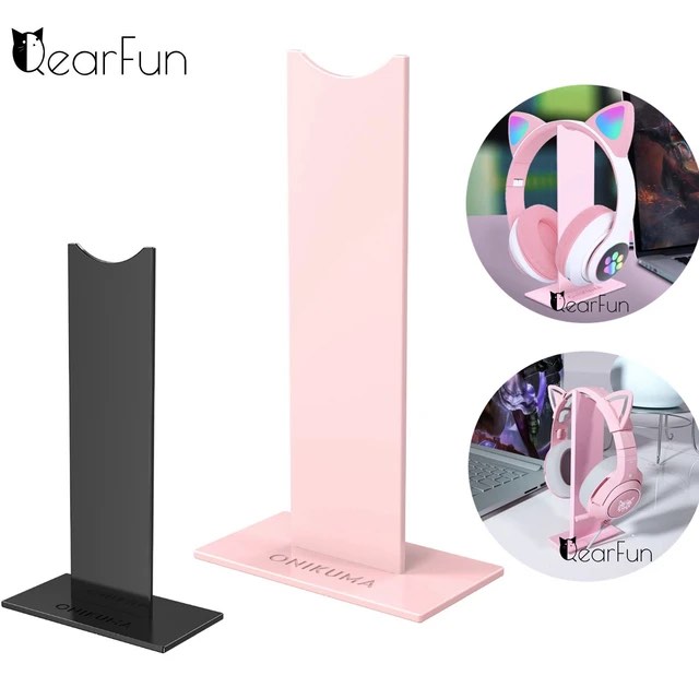 Onikuma Pink Headphone Stand, Audio, Portable Audio Accessories on ...
