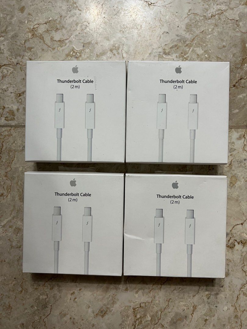 Original Apple Thunderbolt Cable 2 meters, Mobile Phones & Gadgets ...