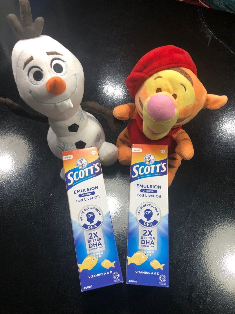 Original Scott’s Emulsion Cod Liver Oil, Health & Nutrition, Health ...