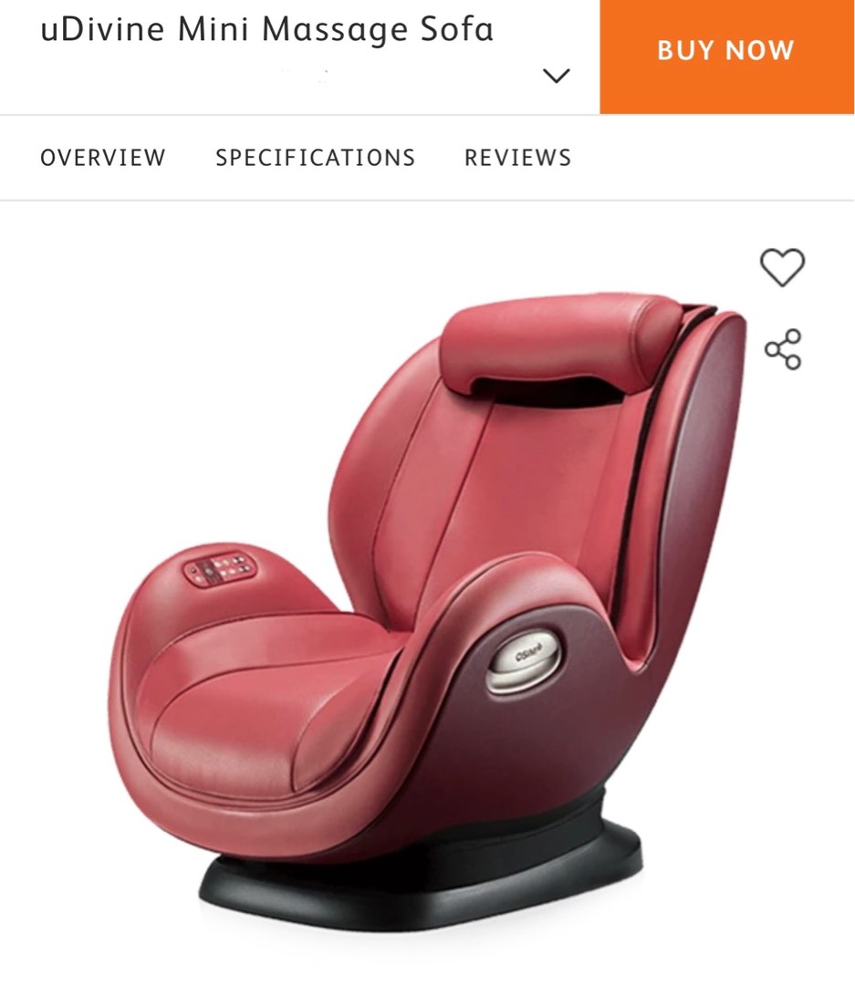 Osim Udivine Mini, Health & Nutrition, Massage Devices on Carousell