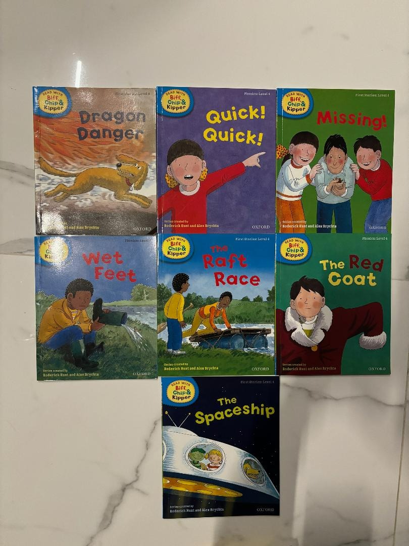 Oxford Reading Tree Level 4 Biff Chip and Kipper Stories Set Of 7 01 ...