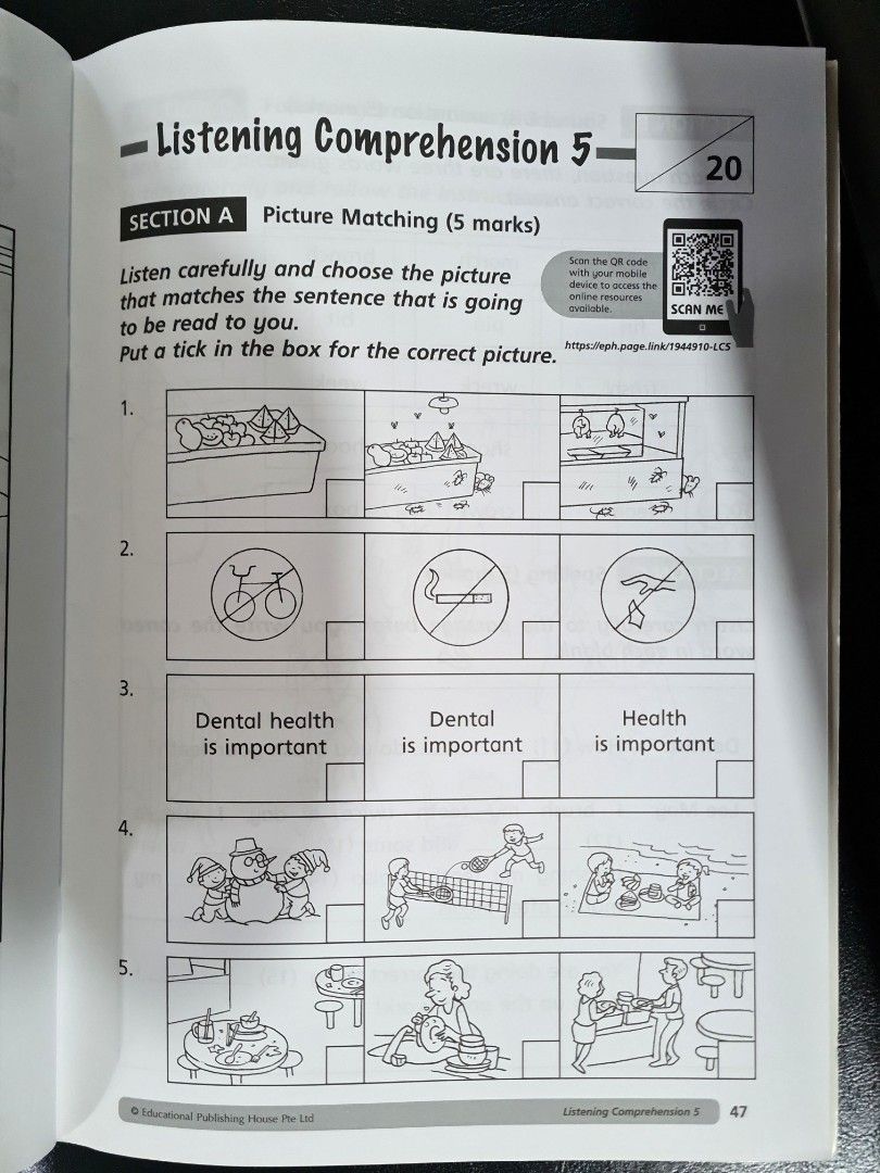 P1 English Oral Booster & Listening Comprehension, Hobbies & Toys ...
