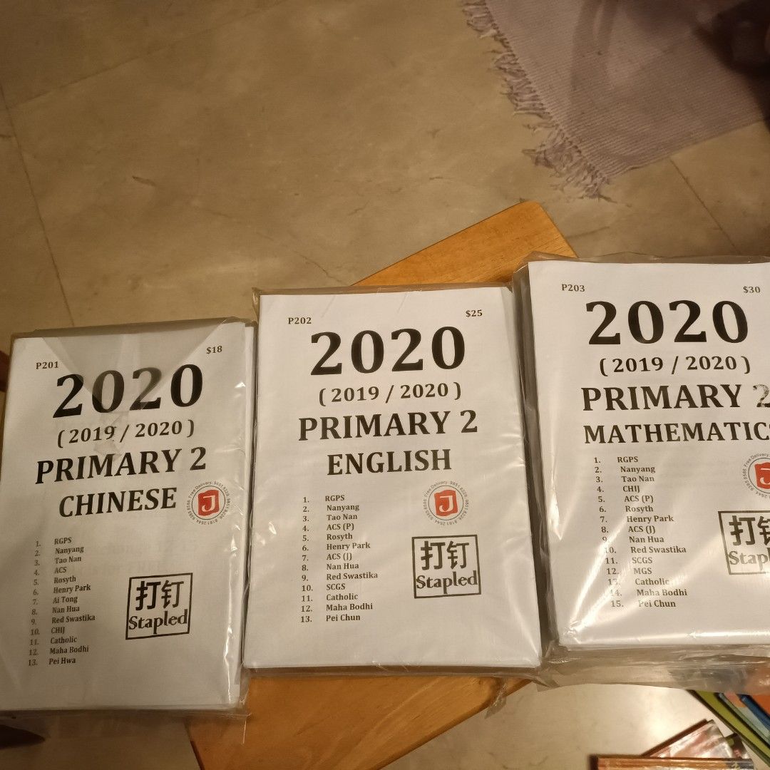 P2 past year test papers, Hobbies & Toys, Books & Magazines, Assessment ...